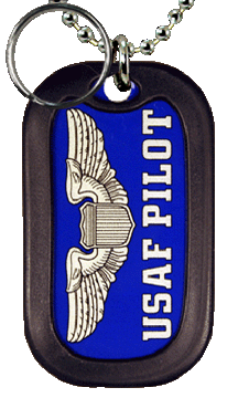 Air Force Pilot Dog Tag